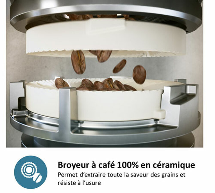 Expresso broyeur Serie 3000 Silent Brew EP3349/70 PHILIPS Garantie 3 ans - Noir